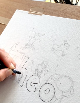 Personalised name paintings - original watercolours by Baby Name Pictures