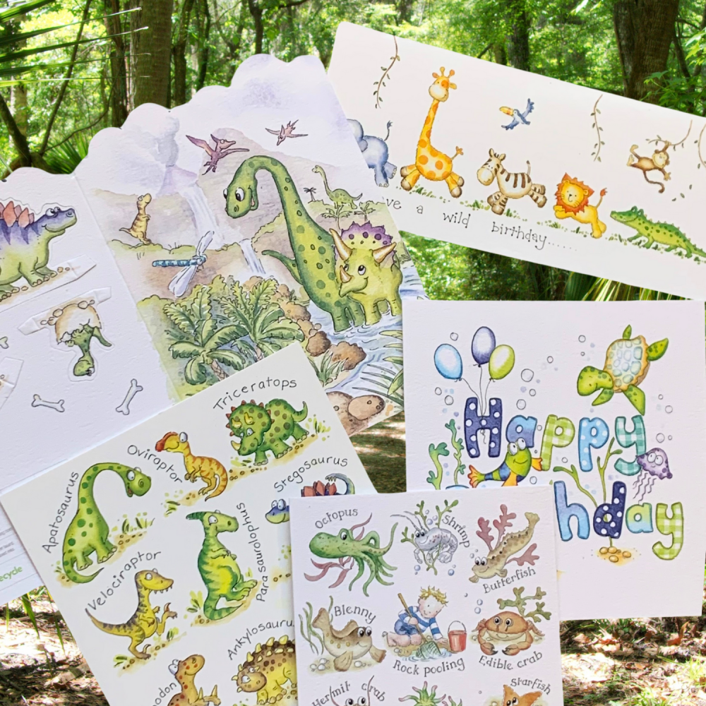 Personalised name paintings - original watercolours by Baby Name Pictures
