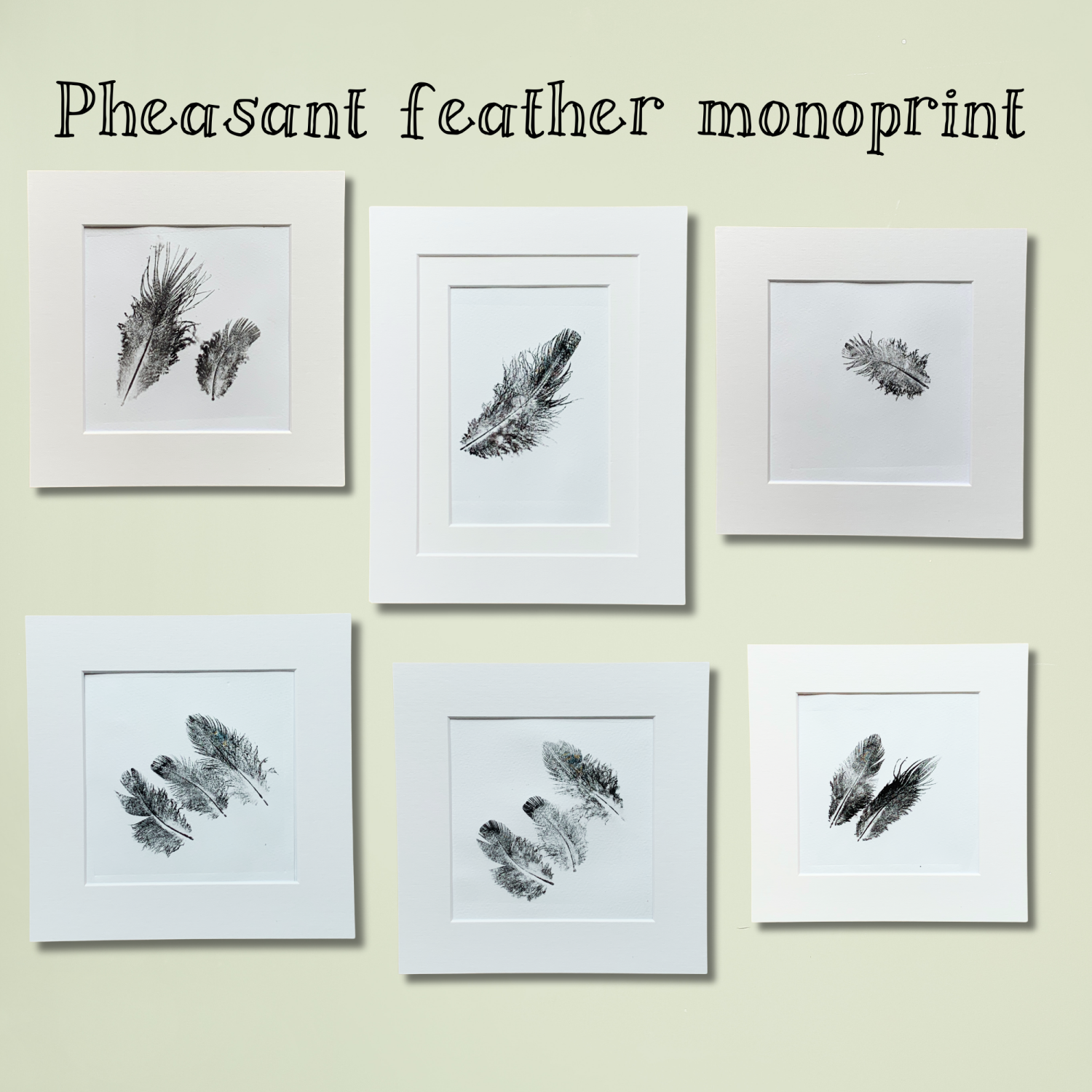 How to print feathers