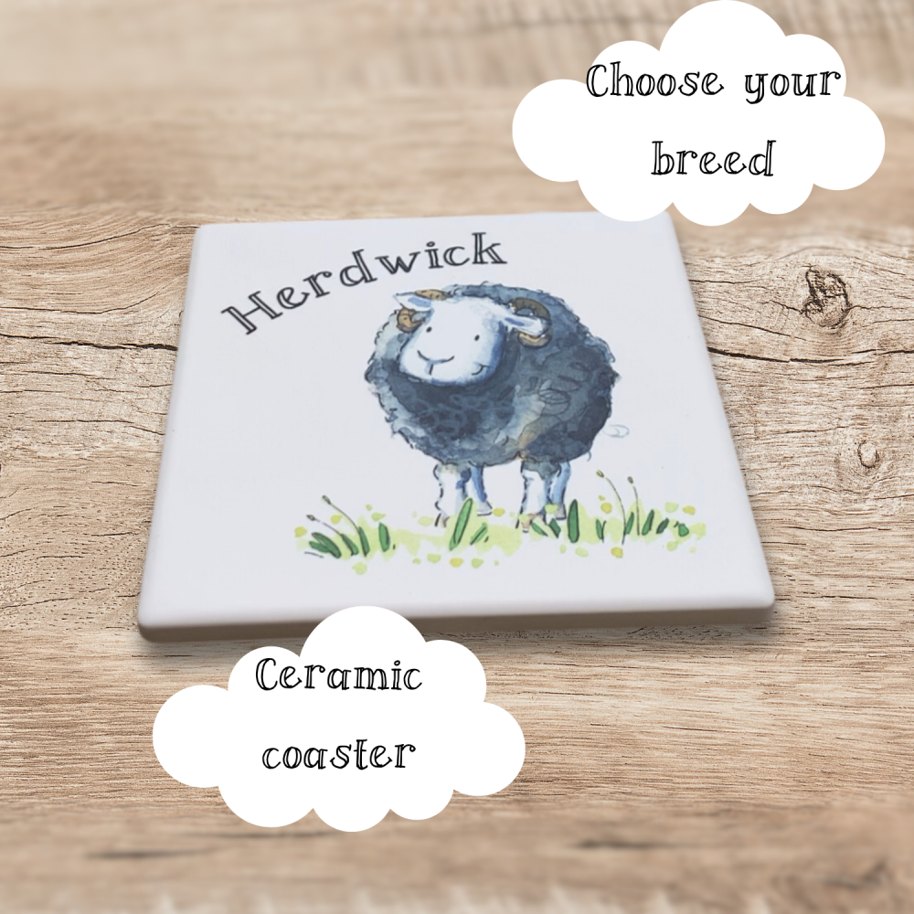 Ceramic Farm Animal Coaster