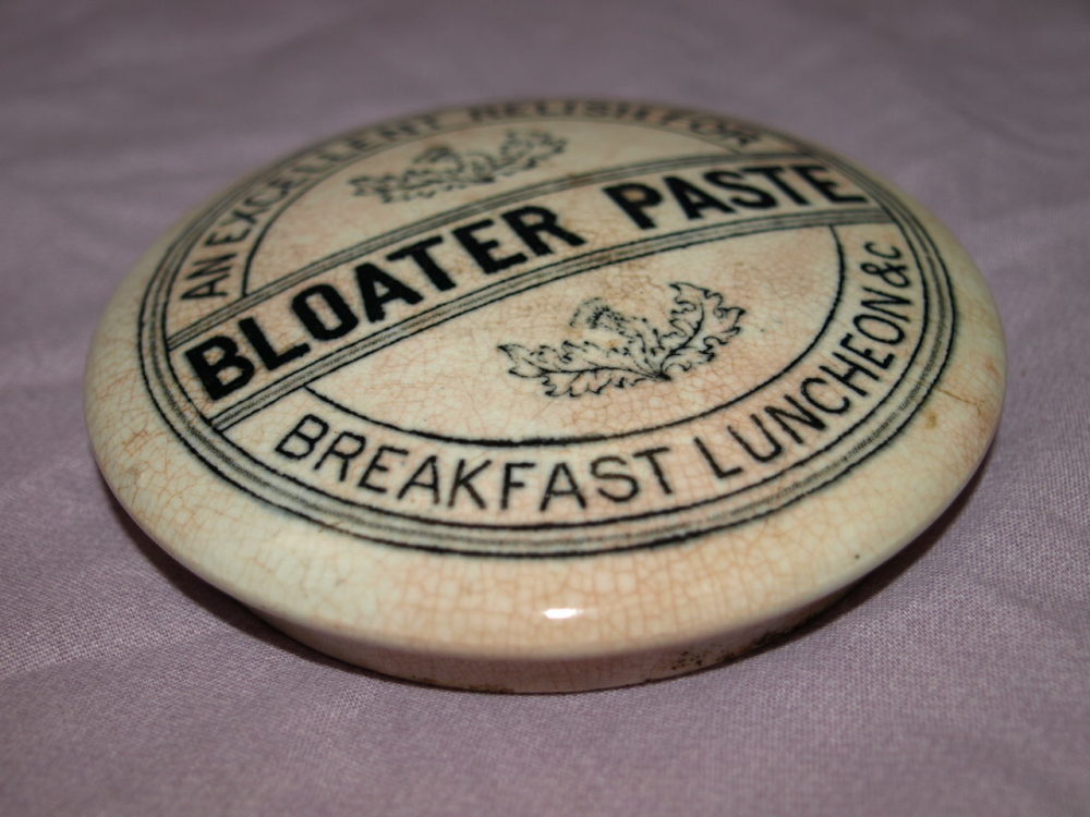 Bloater Paste Victorian Pot Lid.