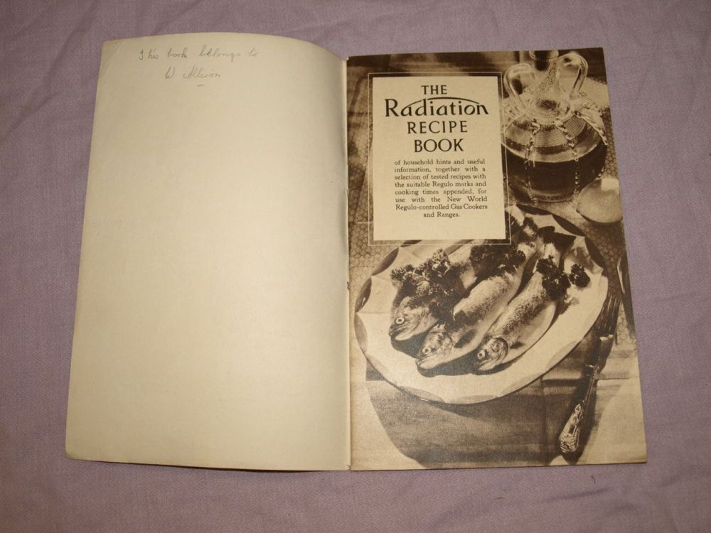 The Radiation Recipe Book, Revised Edition. 1930s.