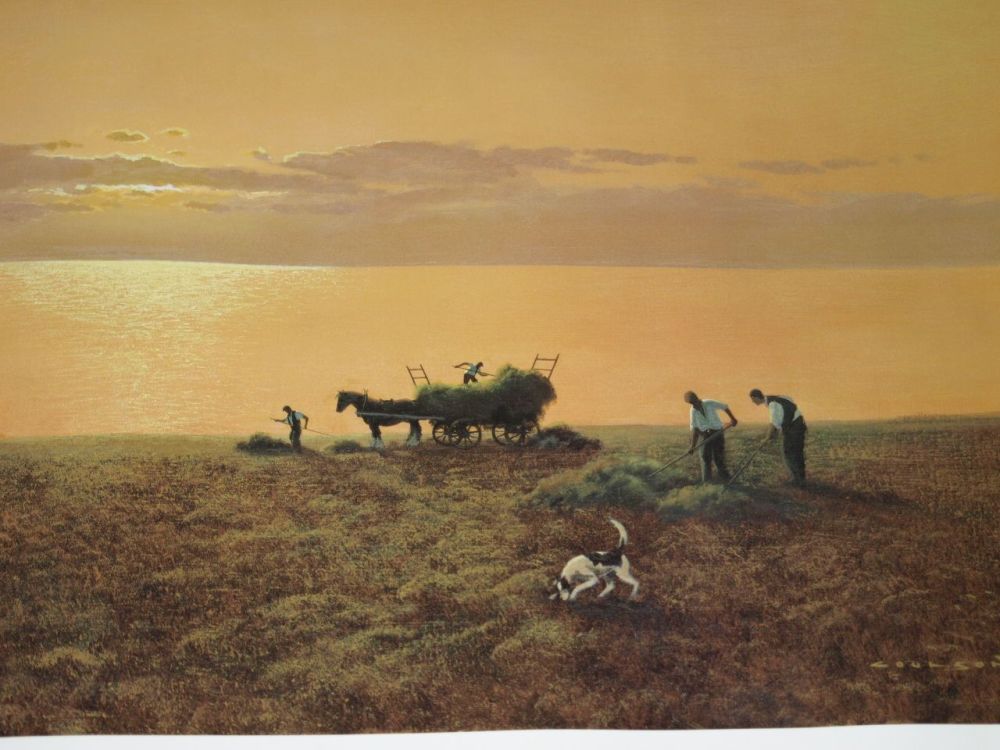 Evening Harvest by Gerald Coulson Print.