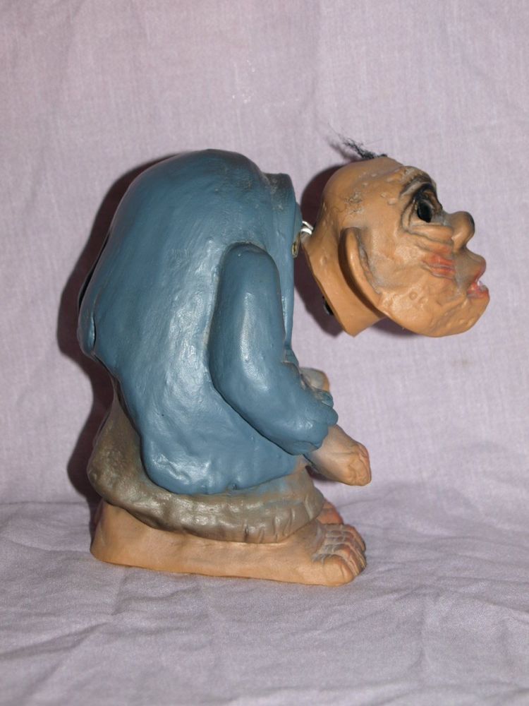 Vintage Heico Hunchback Bobblehead Nodding Troll.