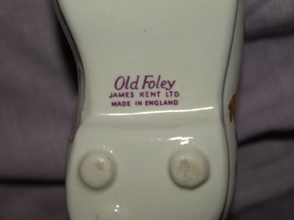 James Kent, Old Foley Pottery Boot Ornament.