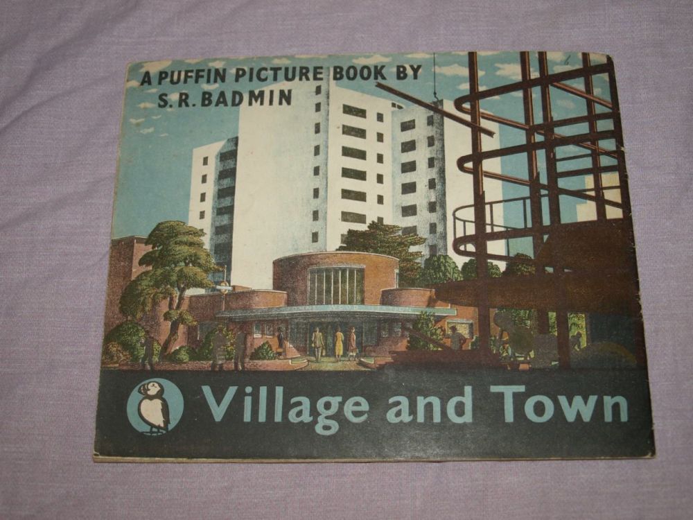 Village and Town by S.R.Badmin a Puffin Picture Book.