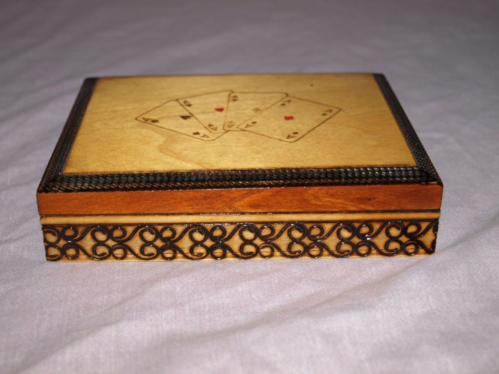 Pokerwork Playing Card Box.