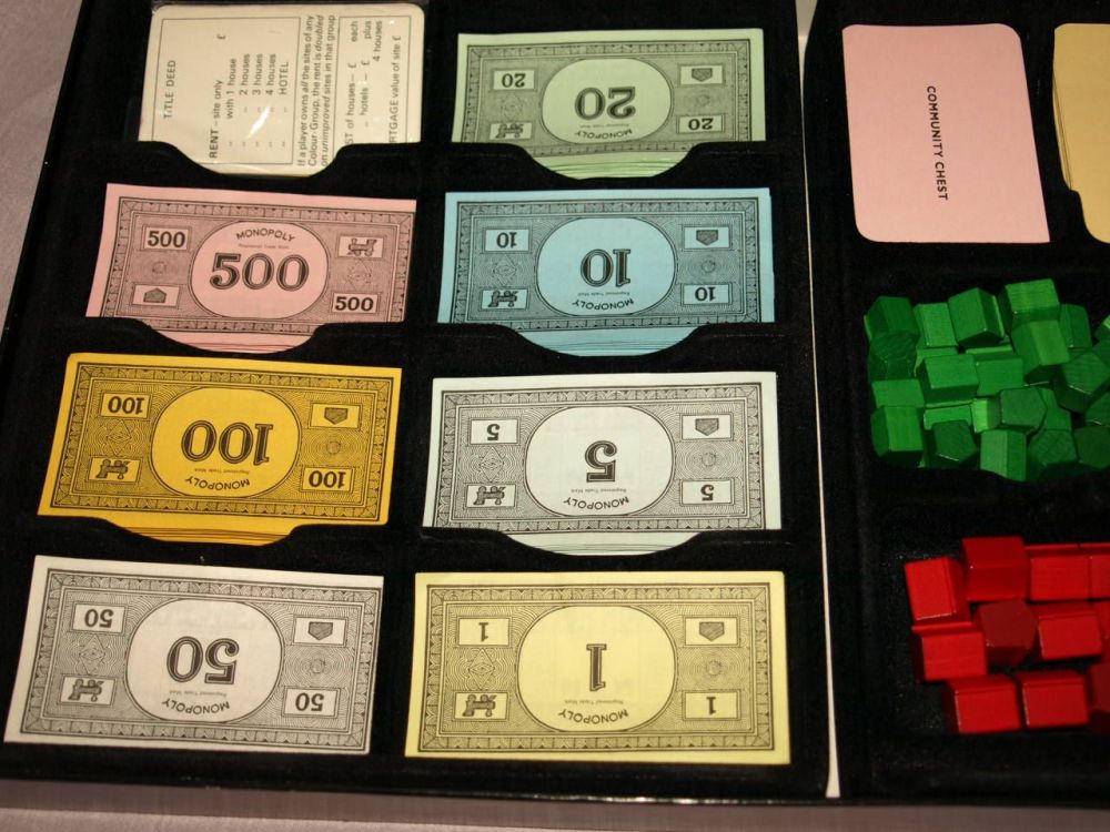 Monopoly Board Game 50th Anniversary Edition.