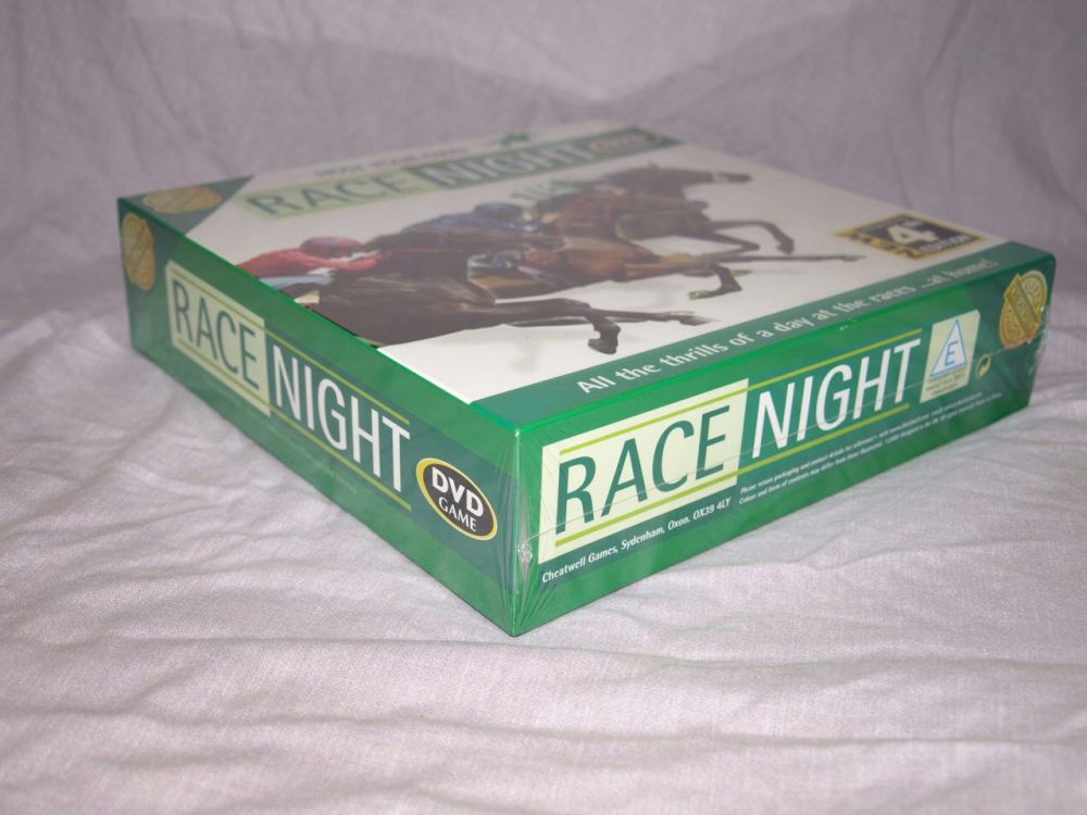 Host Your Own Race Night DVD Game, New.