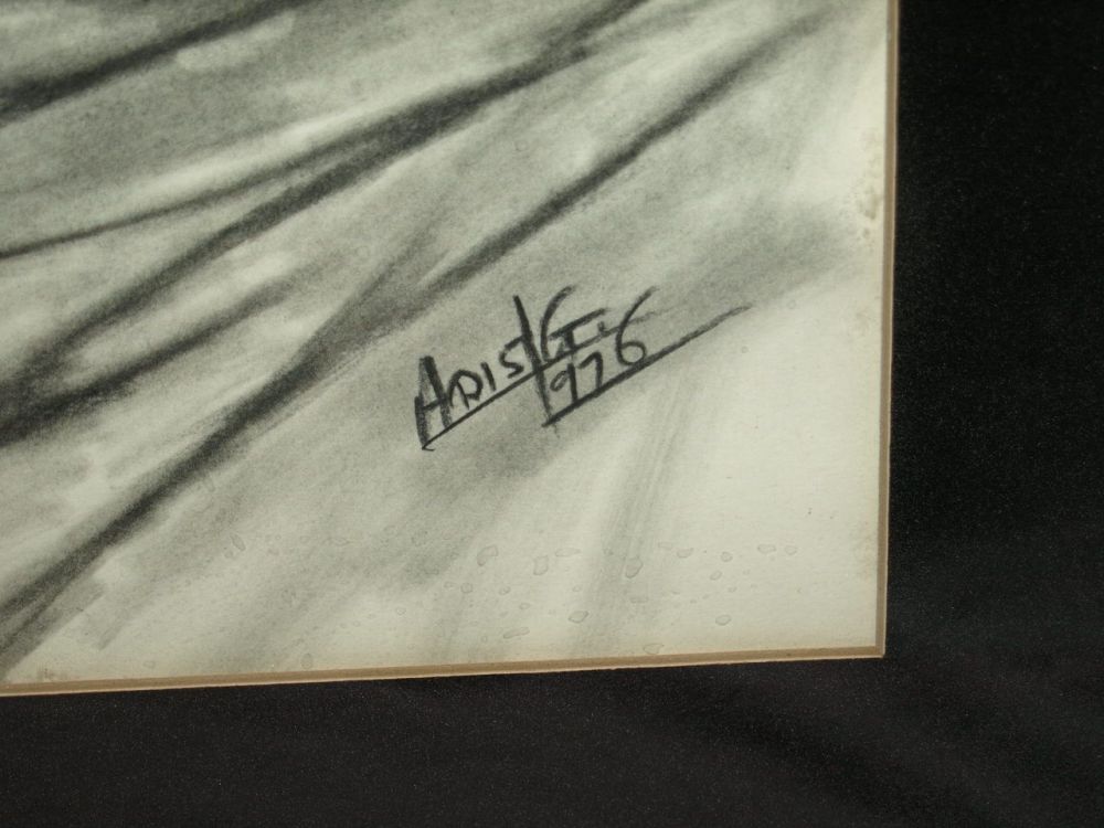 Ethiopian Woman Pencil Drawing by Adis Gebru