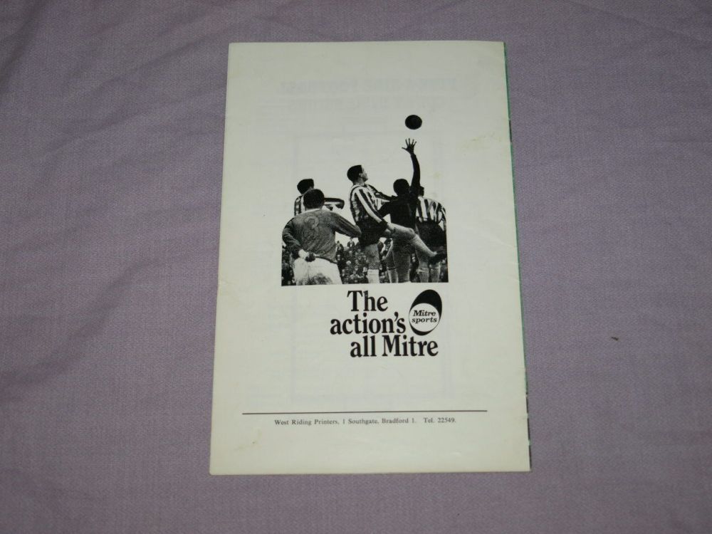 Daily Express 5 A Side Under Eighteen Football Finals Programme, 1972.
