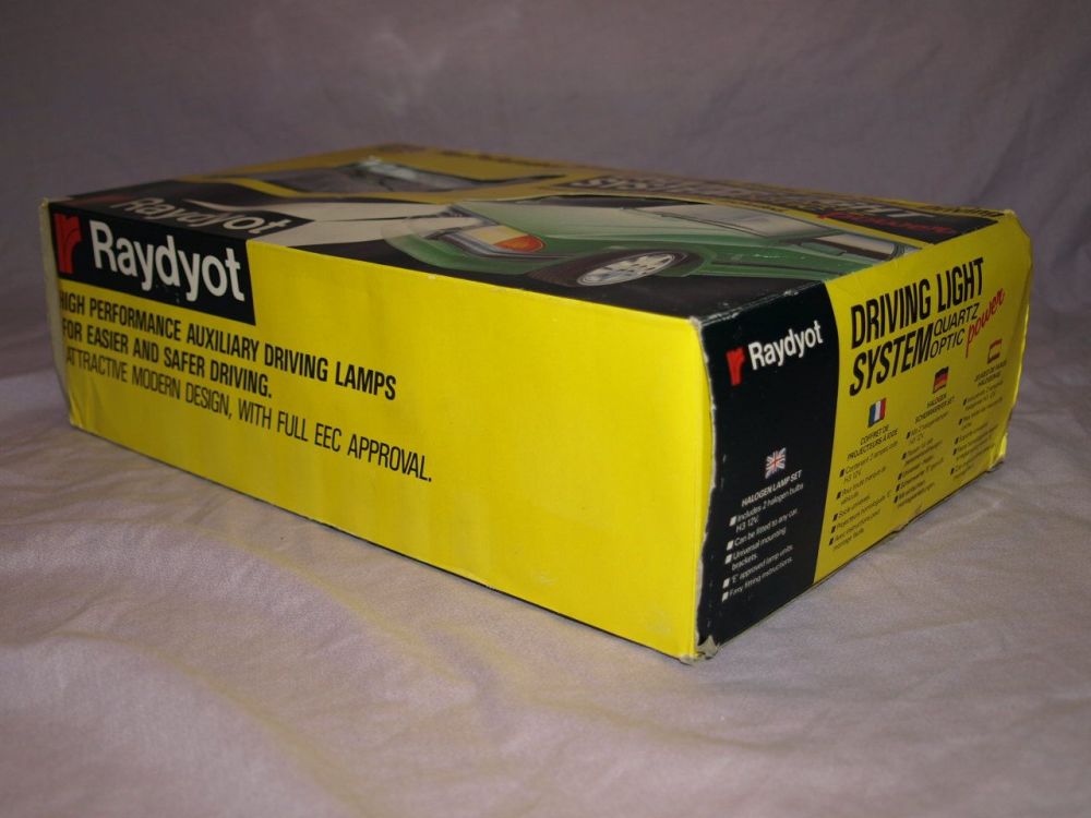 Raydyot Spot Lamps. New, Boxed. Retro 1980s 1990s Classic Car.