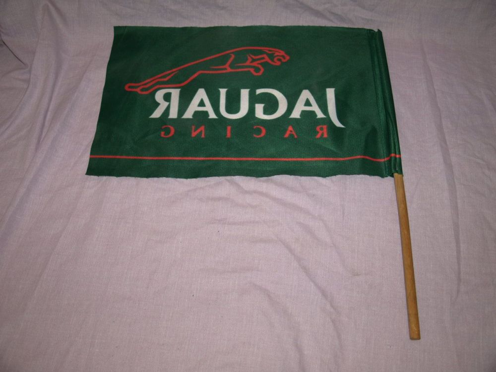 Jaguar Racing Hand Held Flag.