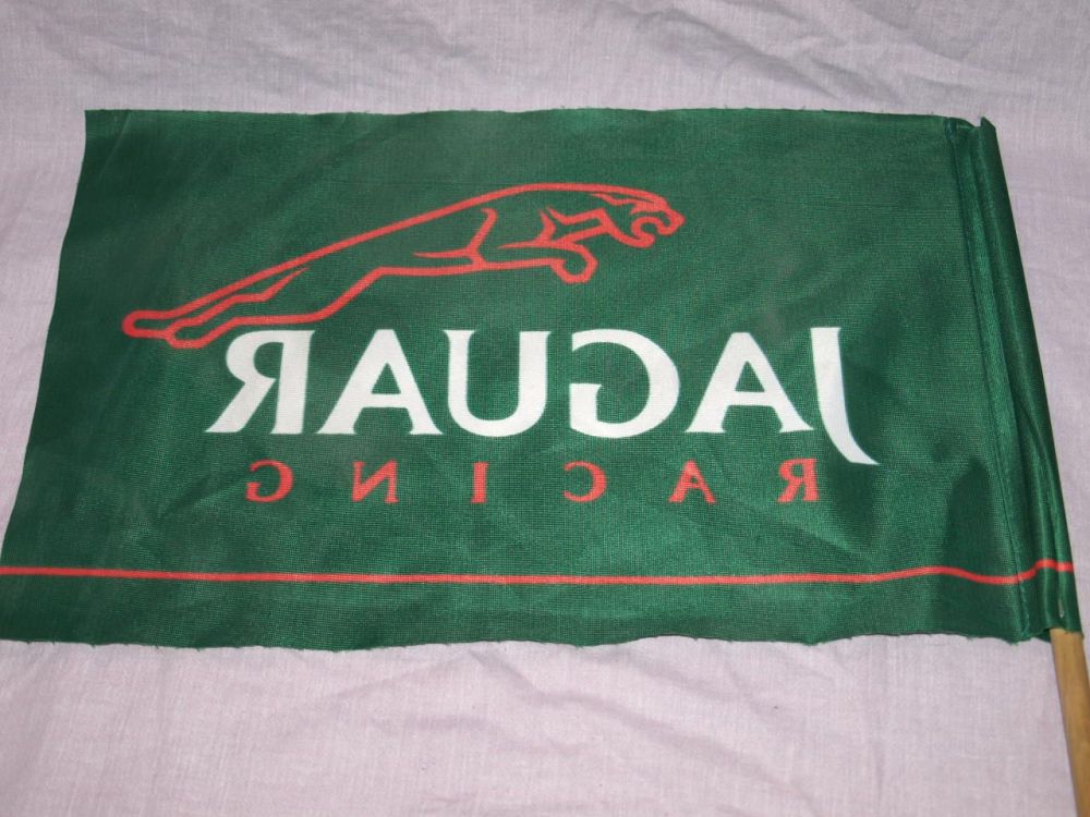 Jaguar Racing Hand Held Flag.
