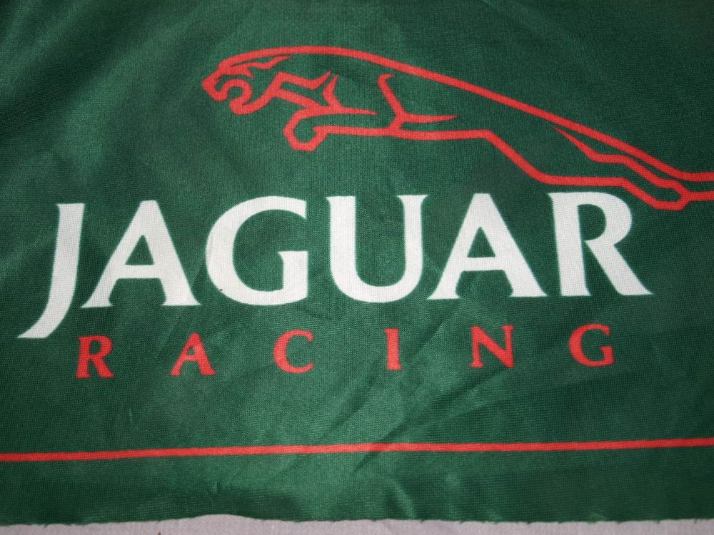 Jaguar Racing Hand Held Flag.