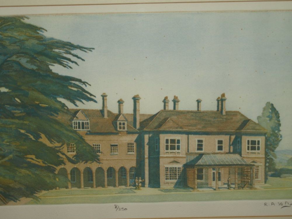 West Heath School, Sevenoaks Signed Limited Edition Print Ann Le Bas.