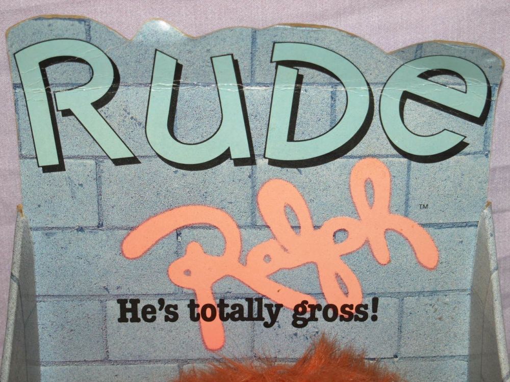Rude Ralph by Axlon Toys, 1986. Pull String Talking Head.