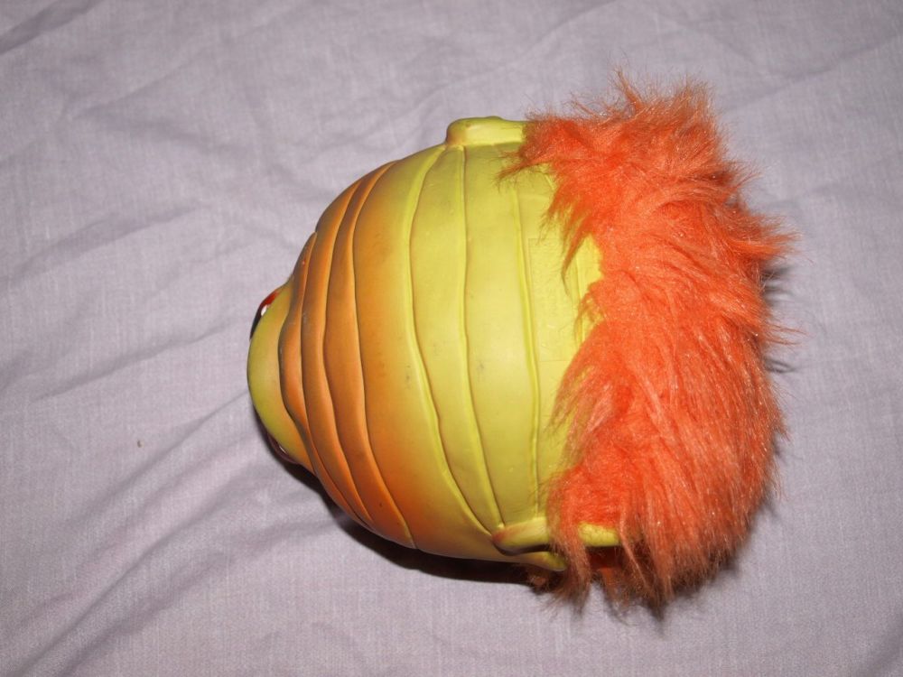Rude Ralph by Axlon Toys, 1986. Pull String Talking Head.
