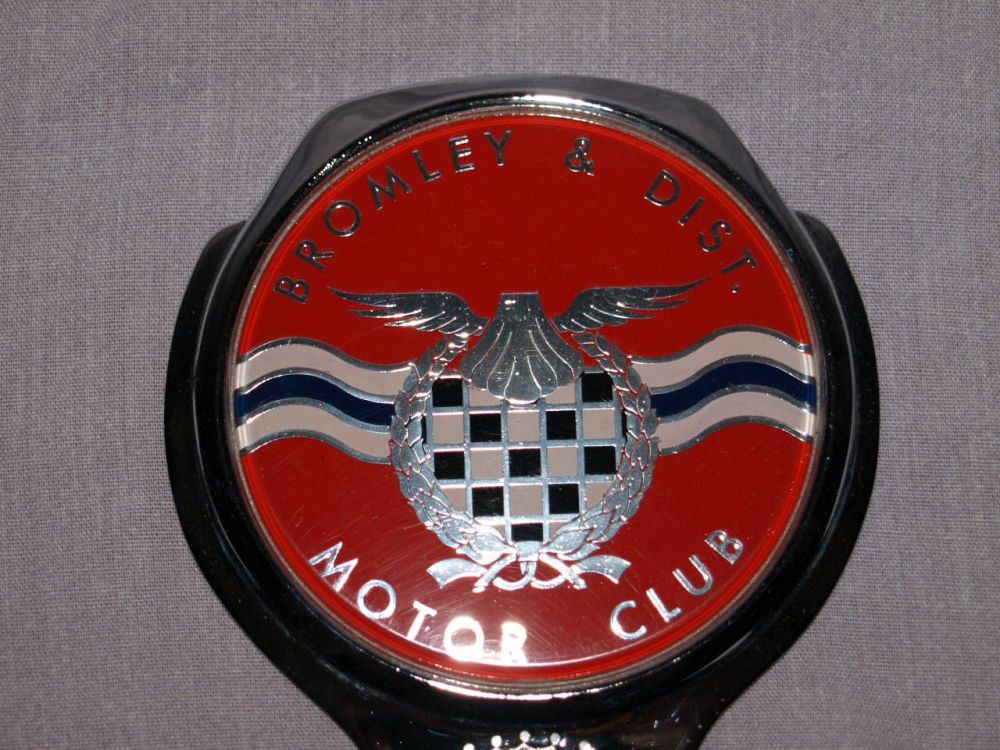 Bromley & District Motor Club Car Badge
