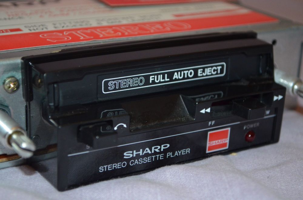 Vintage Sharp RG-2800P Classic Car Stereo Cassette Player. New.