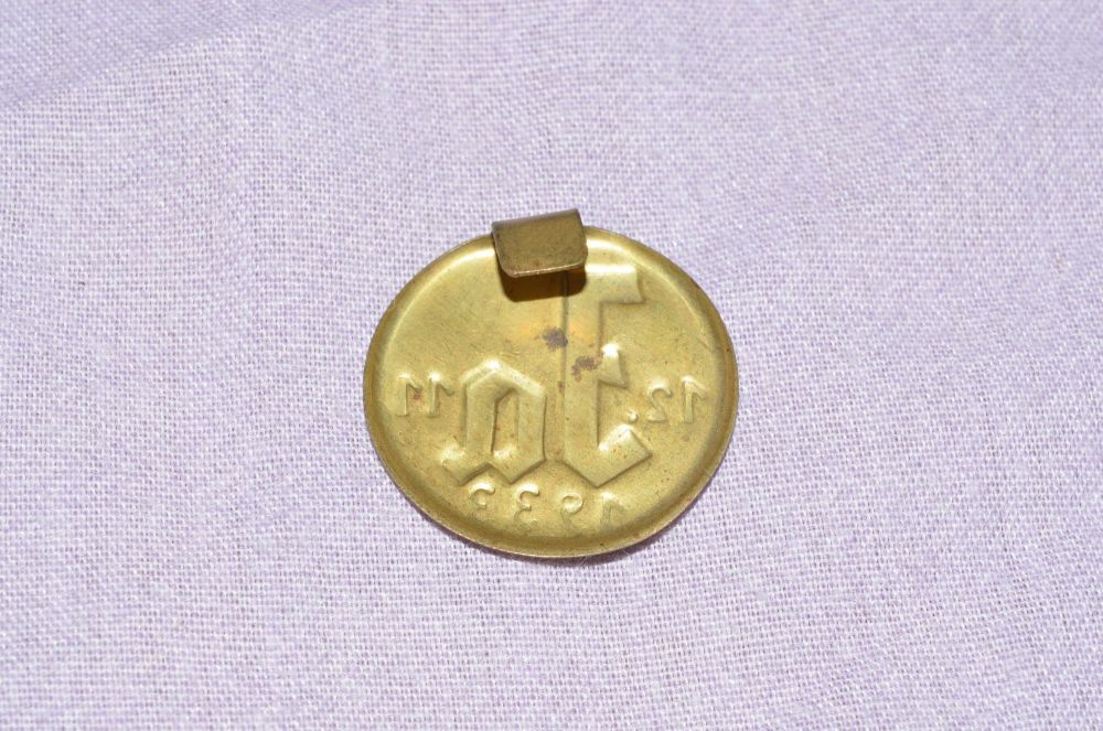 German Election November 1933 ‘JA’ Badge