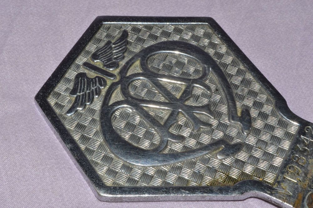 Vintage AA Badge Commercial Vehicle, V Prefix