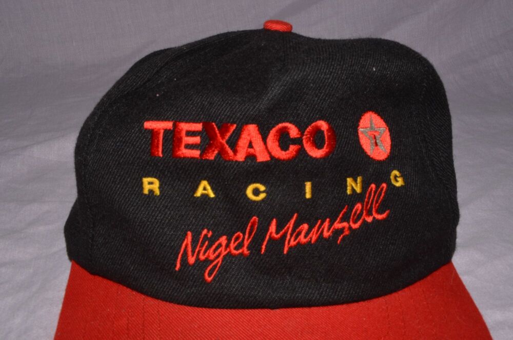 Texaco Racing Nigel Mansell Baseball Cap.