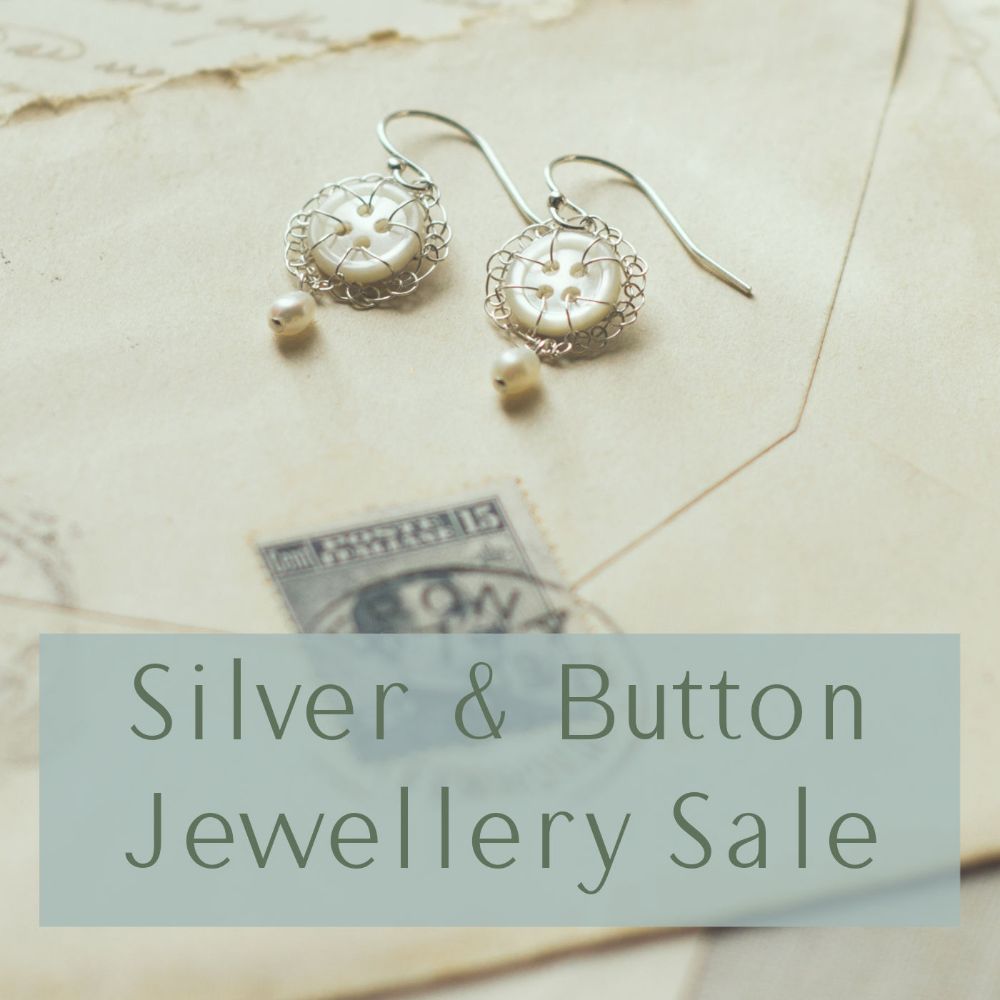 Silver & Button Jewellery Sale - Shop Handmade Silver Jewellery | Wire Flowers | Judith Brown ...