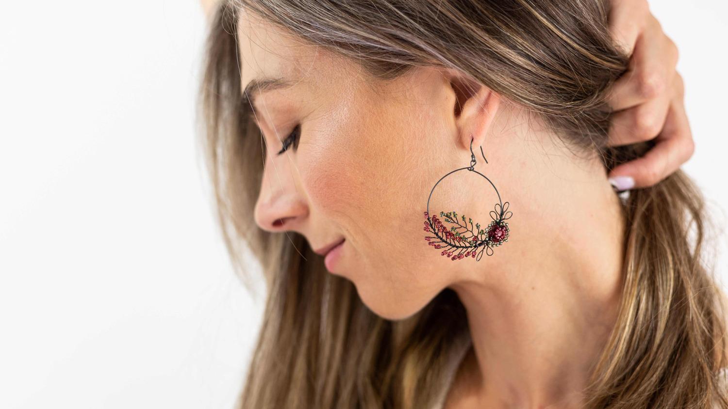 Judith Brown Jewellery | Handmade Silver Jewellery | Wire Flowers