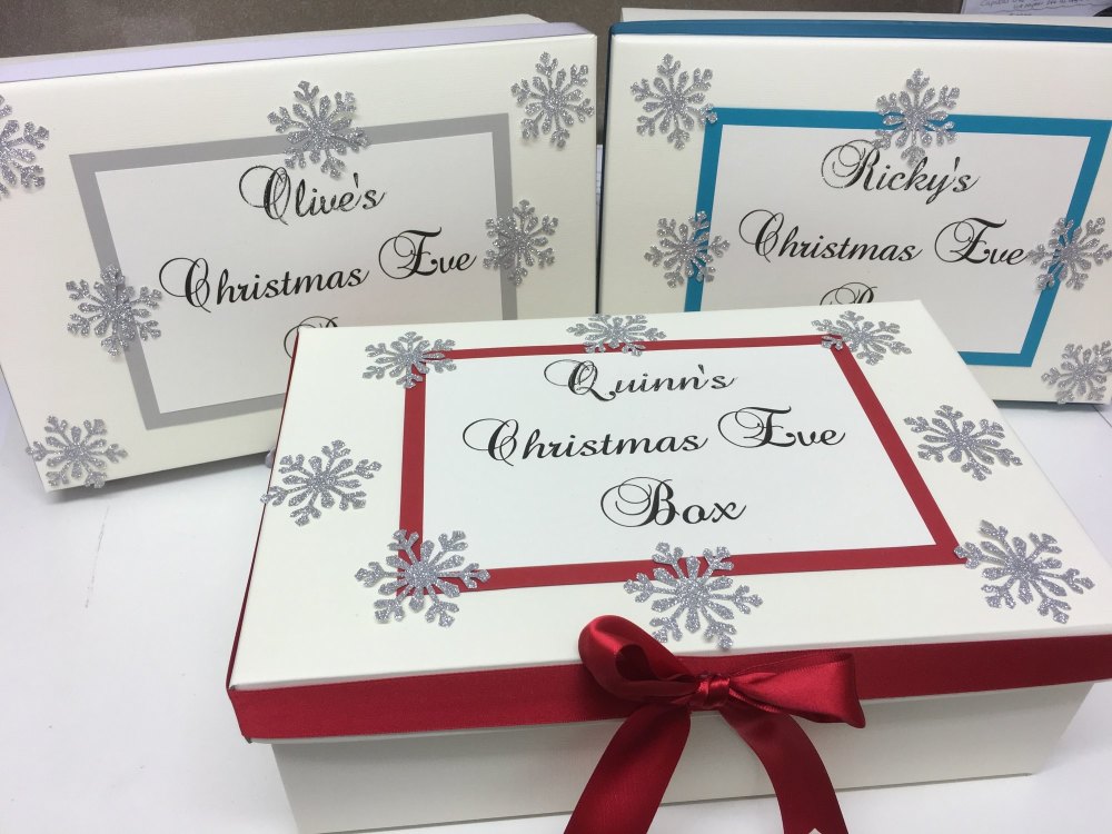 personalised christmas memory box, personalised christmas keepsake box ...