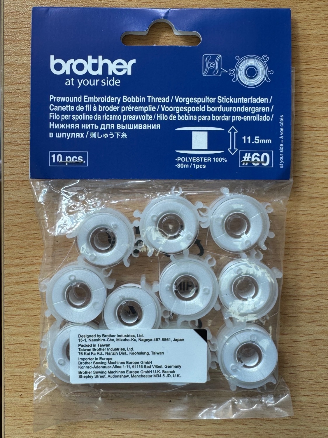 Prewound Embroidery Bobbin Thread - Sewing & Embroidery Machines (#60)