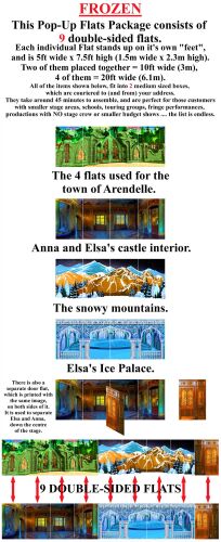 FROZEN - Pop-Up Flats packages