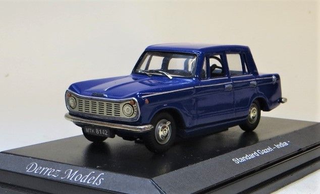 STANDARD (TRIUMPH) GAZEL (4-DOOR HERALD) INDIA. SCALE 1:43. ROYAL BLUE ...