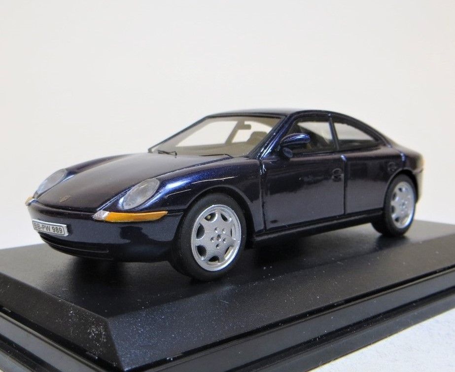1 1988 PORSCHE 989 COUPE, 4-DOOR PROTOTYPE. METALLIC BLUE. LTD: 100.