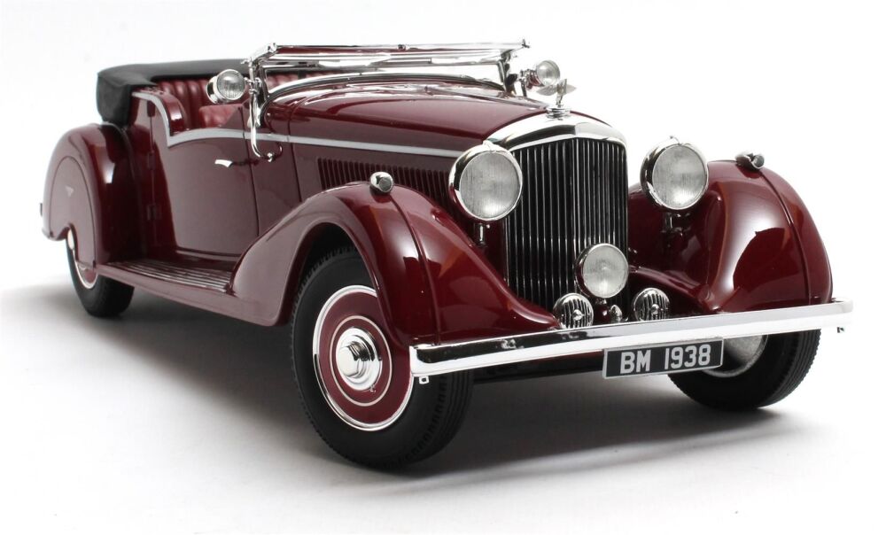 1938 BENTLEY 4.25 LITRE, OPEN TOURER, VANDEN PLAS, MAROON. FOLDED ...