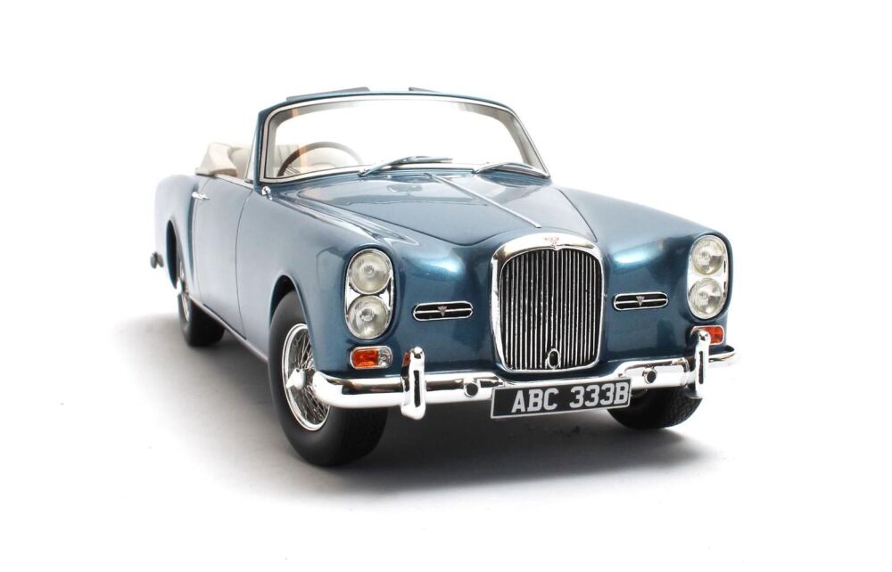 1963-66 ALVIS TE21 DROPHEAD COUPE, OPEN. METALLIC BLUE.