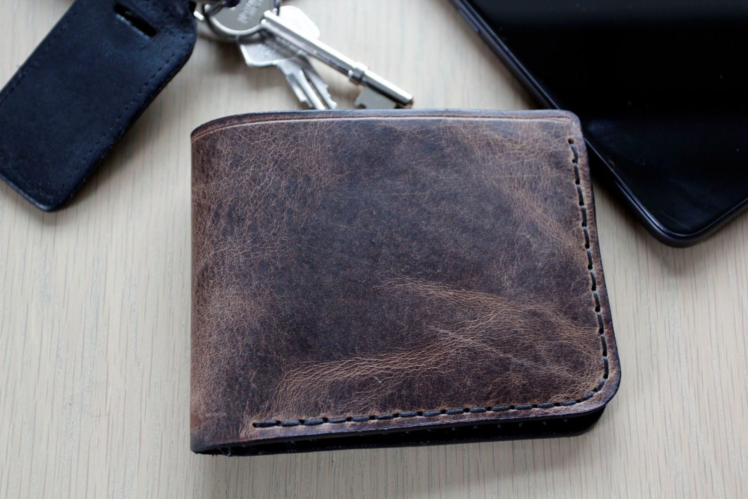 Handmade Buffalo Distressed Leather Wallet