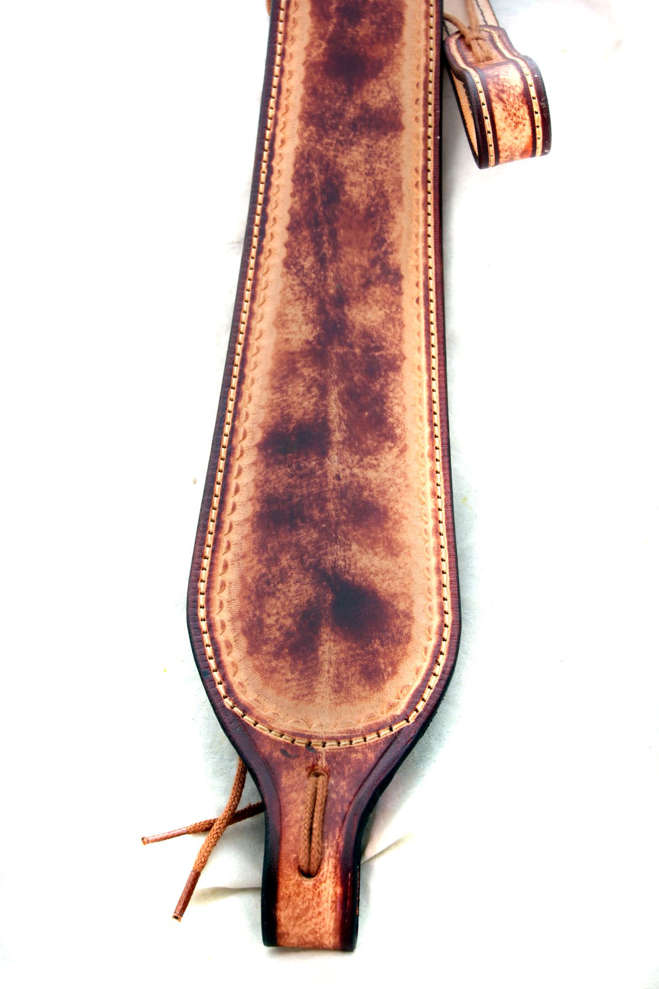 Handmade Brown Leather Rifle Sling