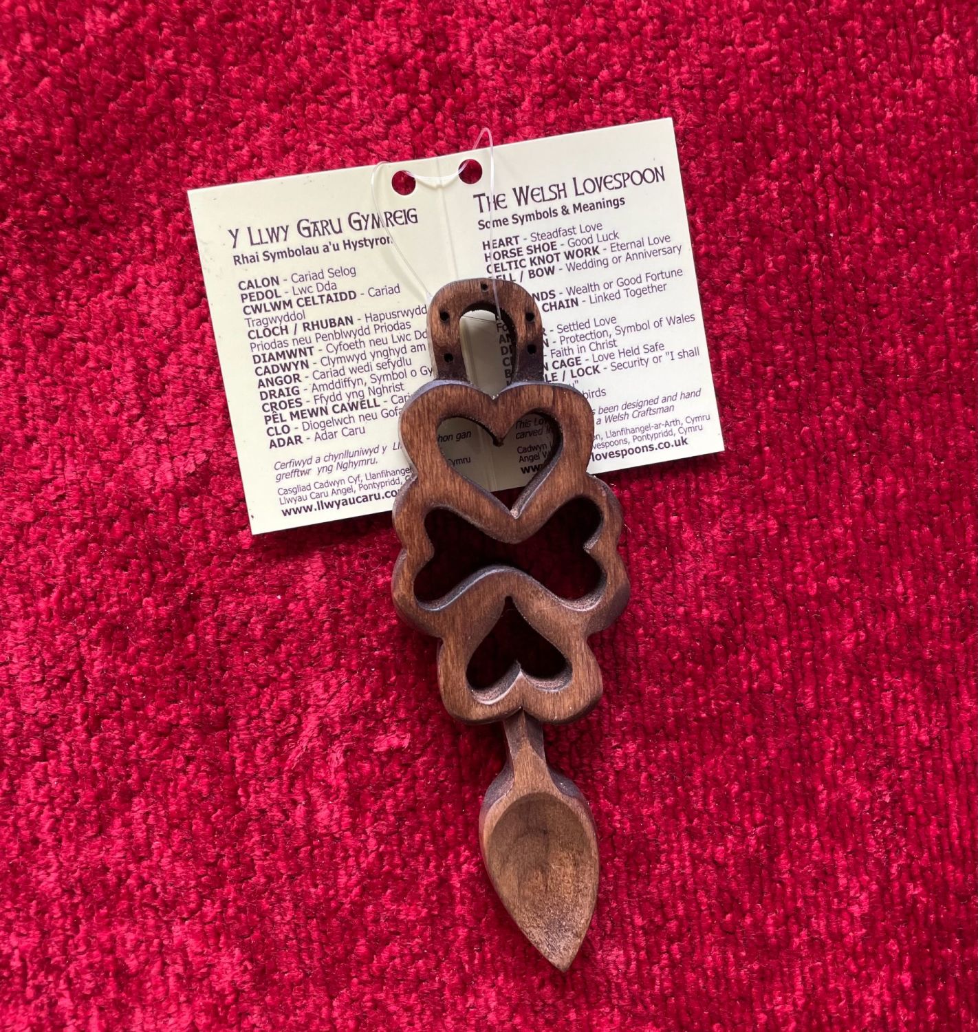 Llwy Garu / Love Spoon (CWA)