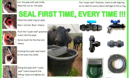 fittings pipe connector Hydrodare Alkathene