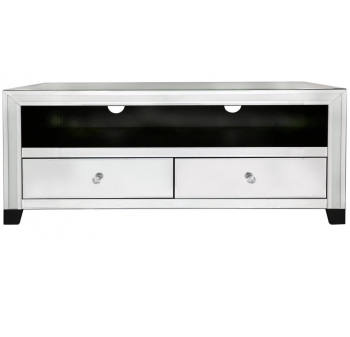 luxury Diamond Crush crystal Sparkle mirrored tv base entertainment units