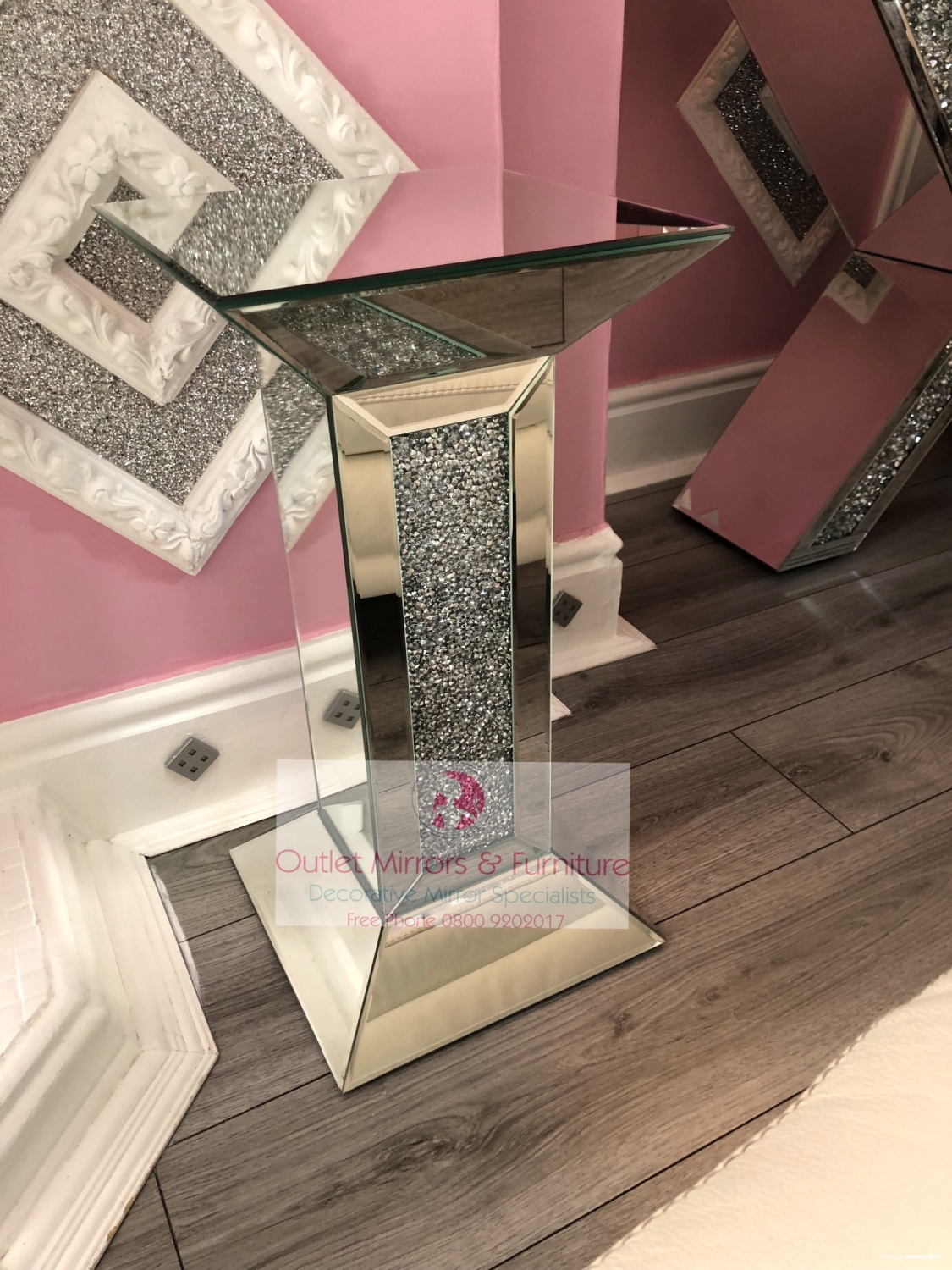 bling furniture, bling bling, bling mirrored furniture, Crush crystal ...