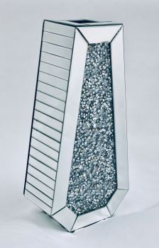 selection of fabulous mirrored vases, floating crystal vases, plain ...