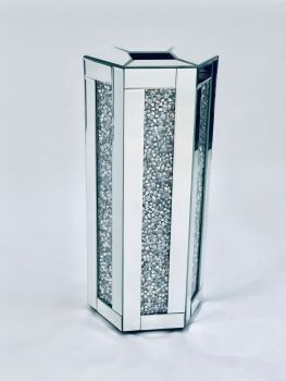 selection of fabulous mirrored vases, floating crystal vases, plain ...
