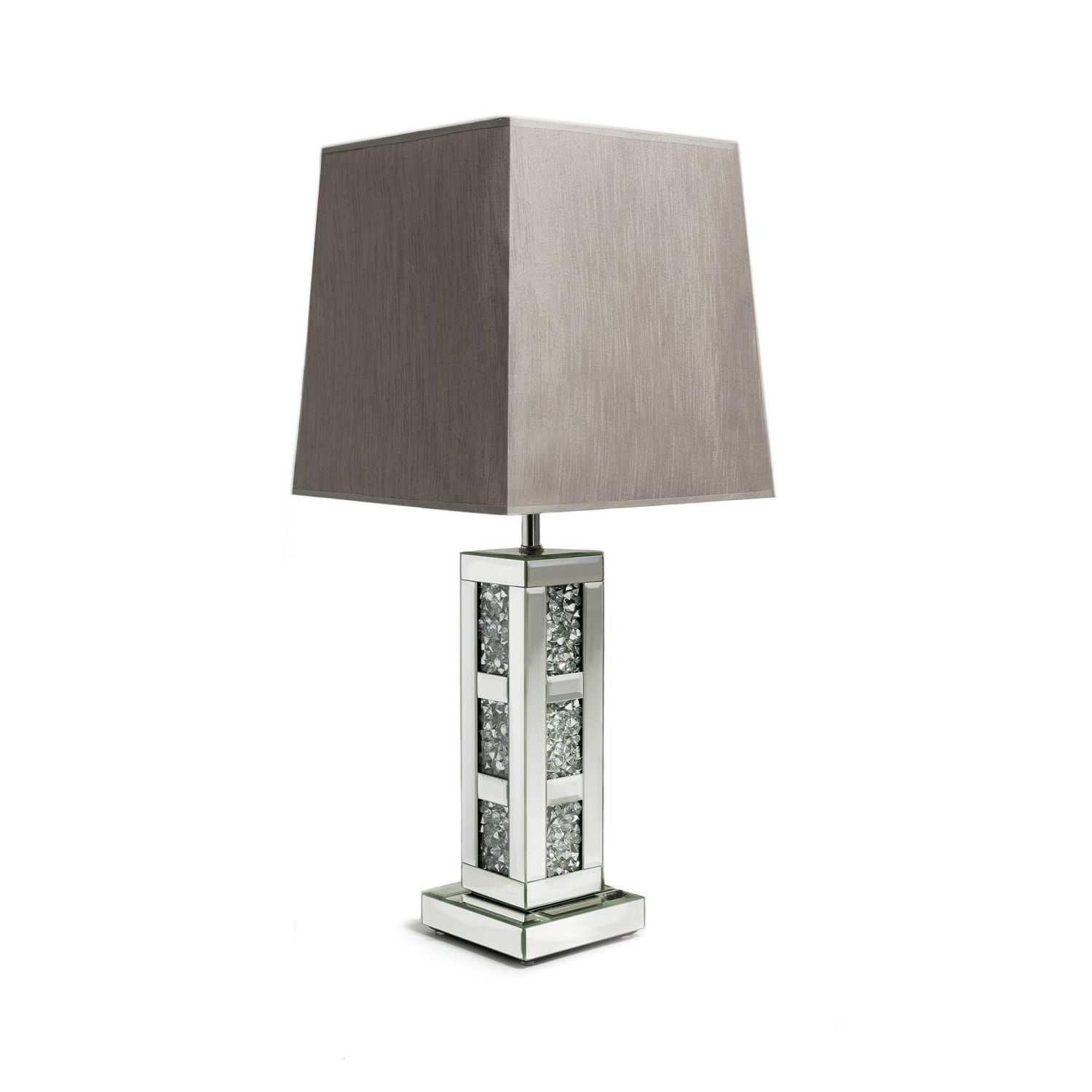 Mirrored table lamps and lounge lamps