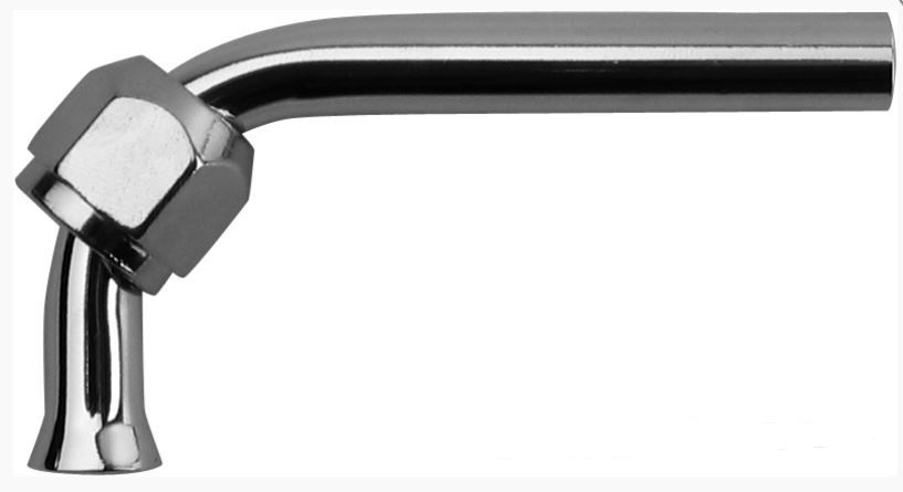 Oil line fittings with internal nuts for the use of flexible oil lines ...