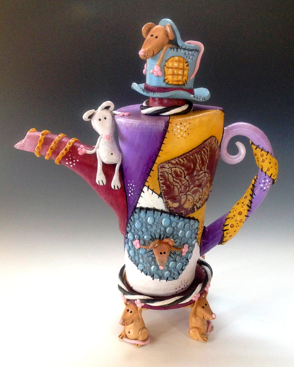 Ceramic Tea Pots, Gallery of Whimsical, Unique Designs