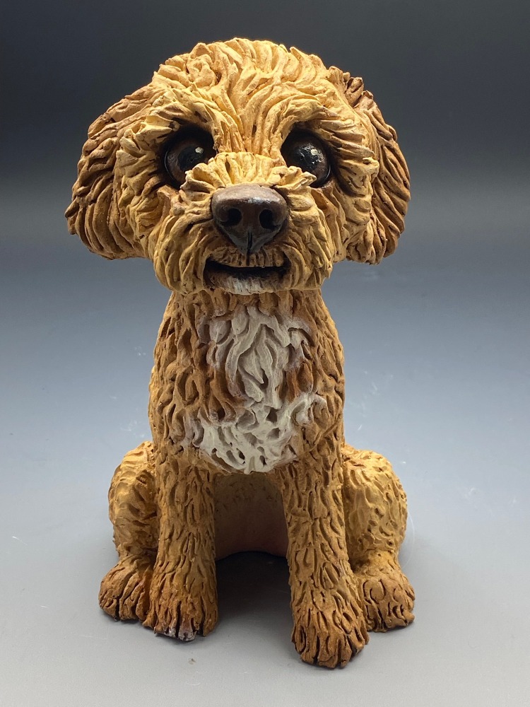 Custom Pet Sculptures, ceramic and hand made.