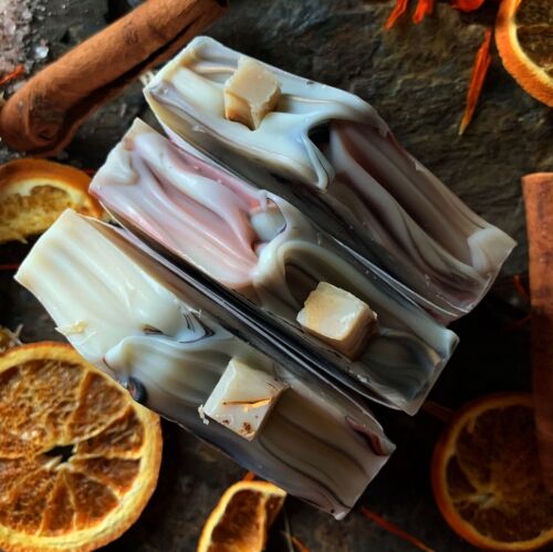 Snow Drift Bar soap with juniper and rosemary - Oakwood Soaperie