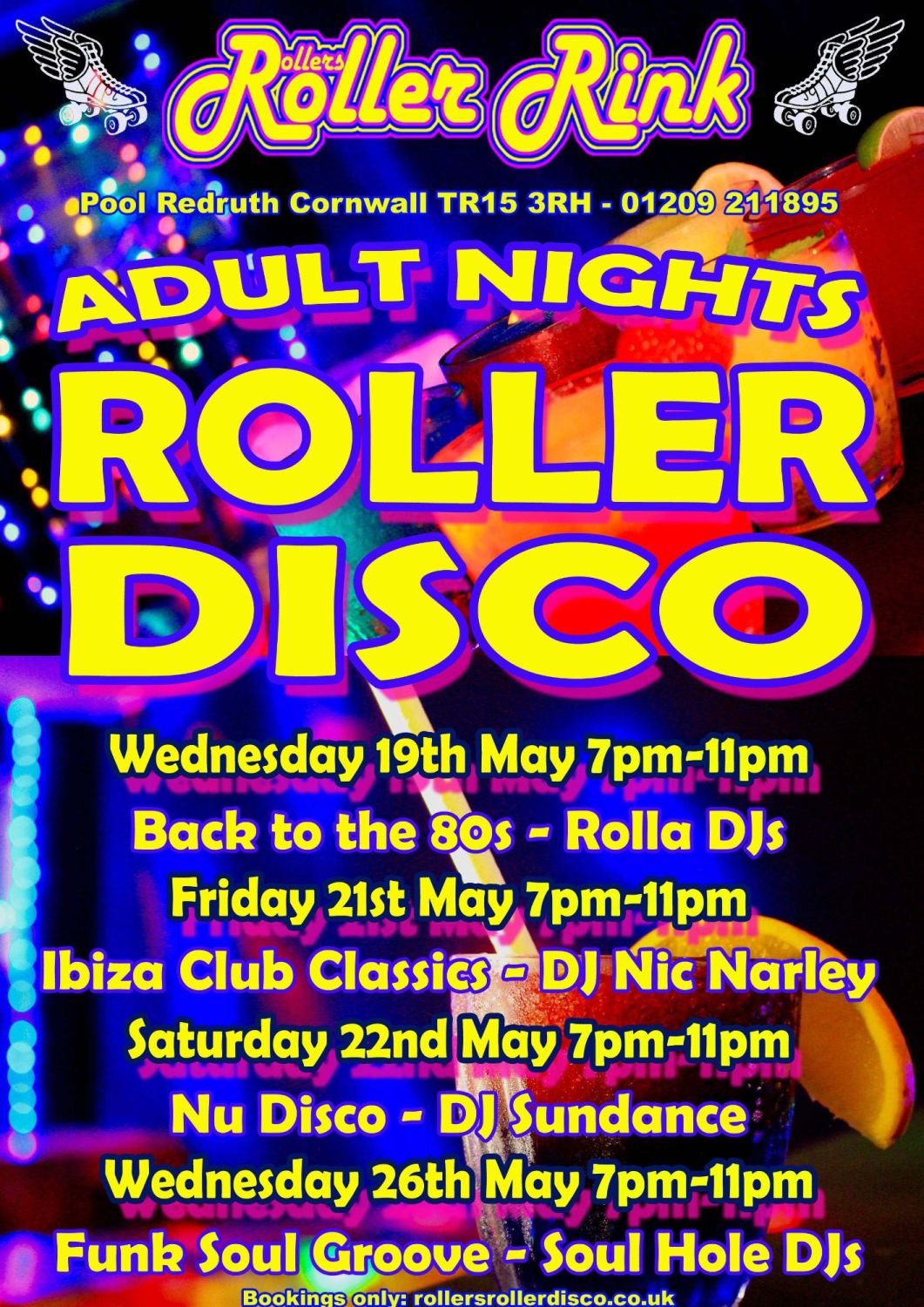 Rollers Roller Rink Pool. Redruth Cornwall